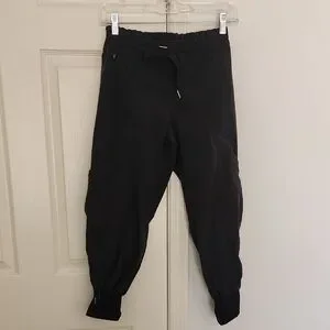 lululemon athletica | Pants & Jumpsuits | Lululemon Black Capri Cargo ...